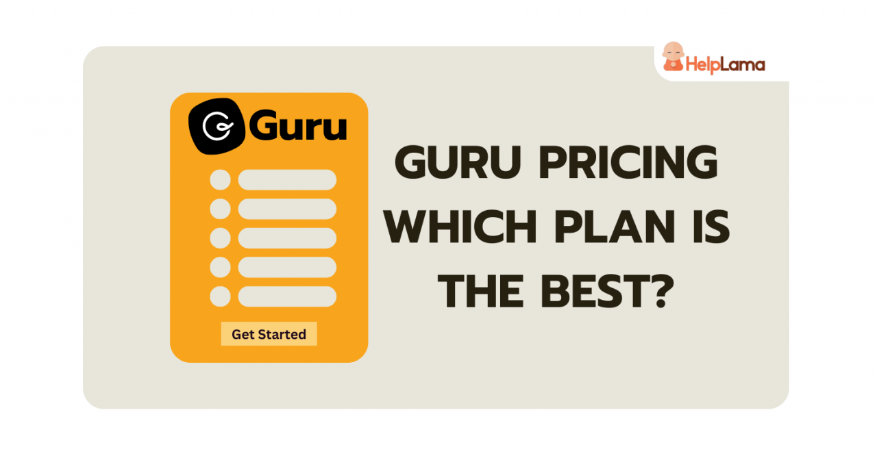 Guru Pricing – Which Plan Is The Best? [Complete Breakdown]