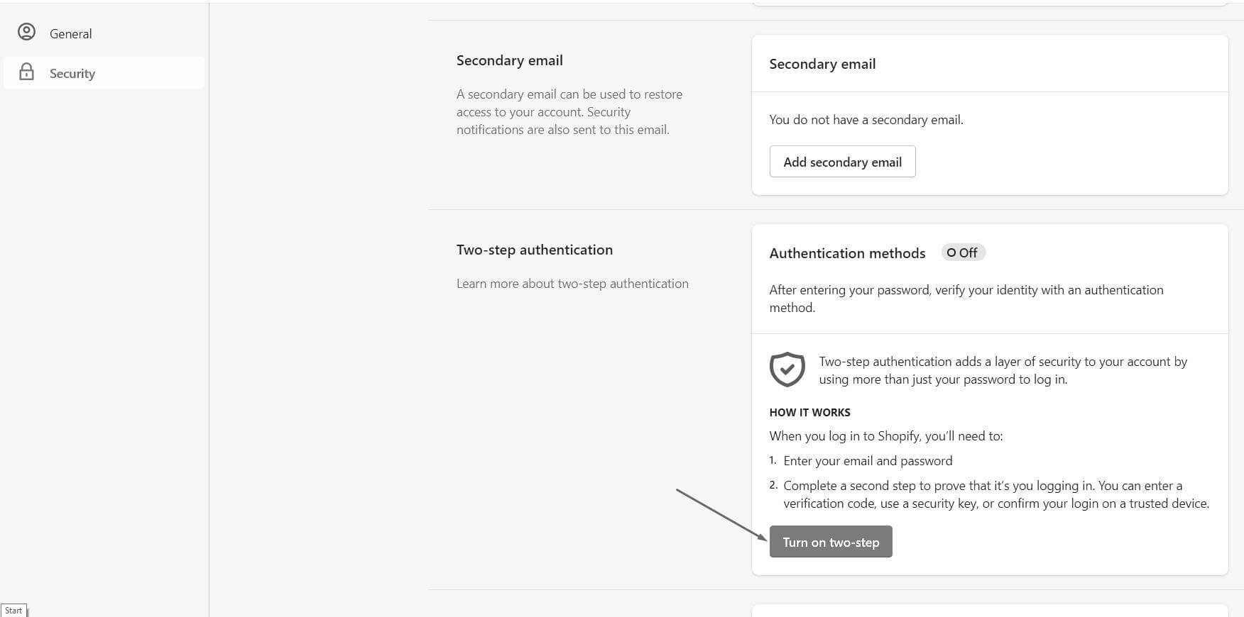 Shopify Authenticator App: How to set up two-step authentication?