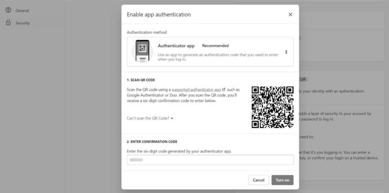 Shopify Authenticator App How To Set Up Two Step Authentication