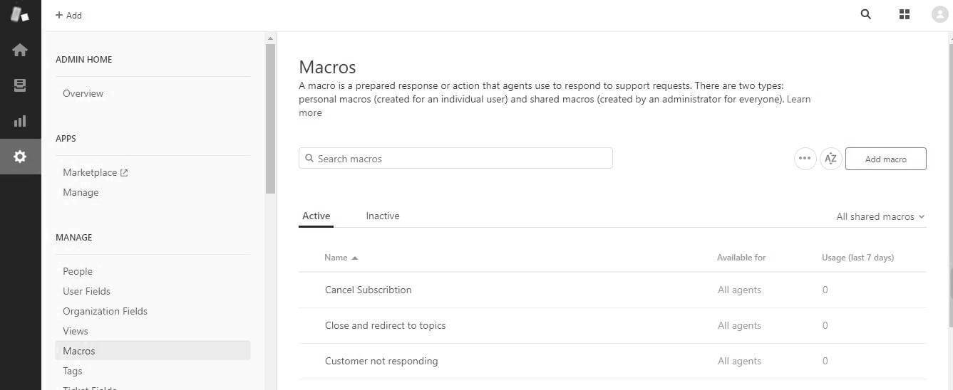 How To Setup Zendesk Macros